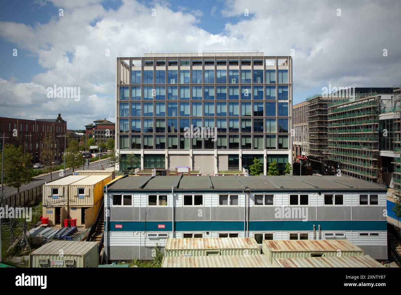 City Hall in Sunderland where major building work is in progress in ...