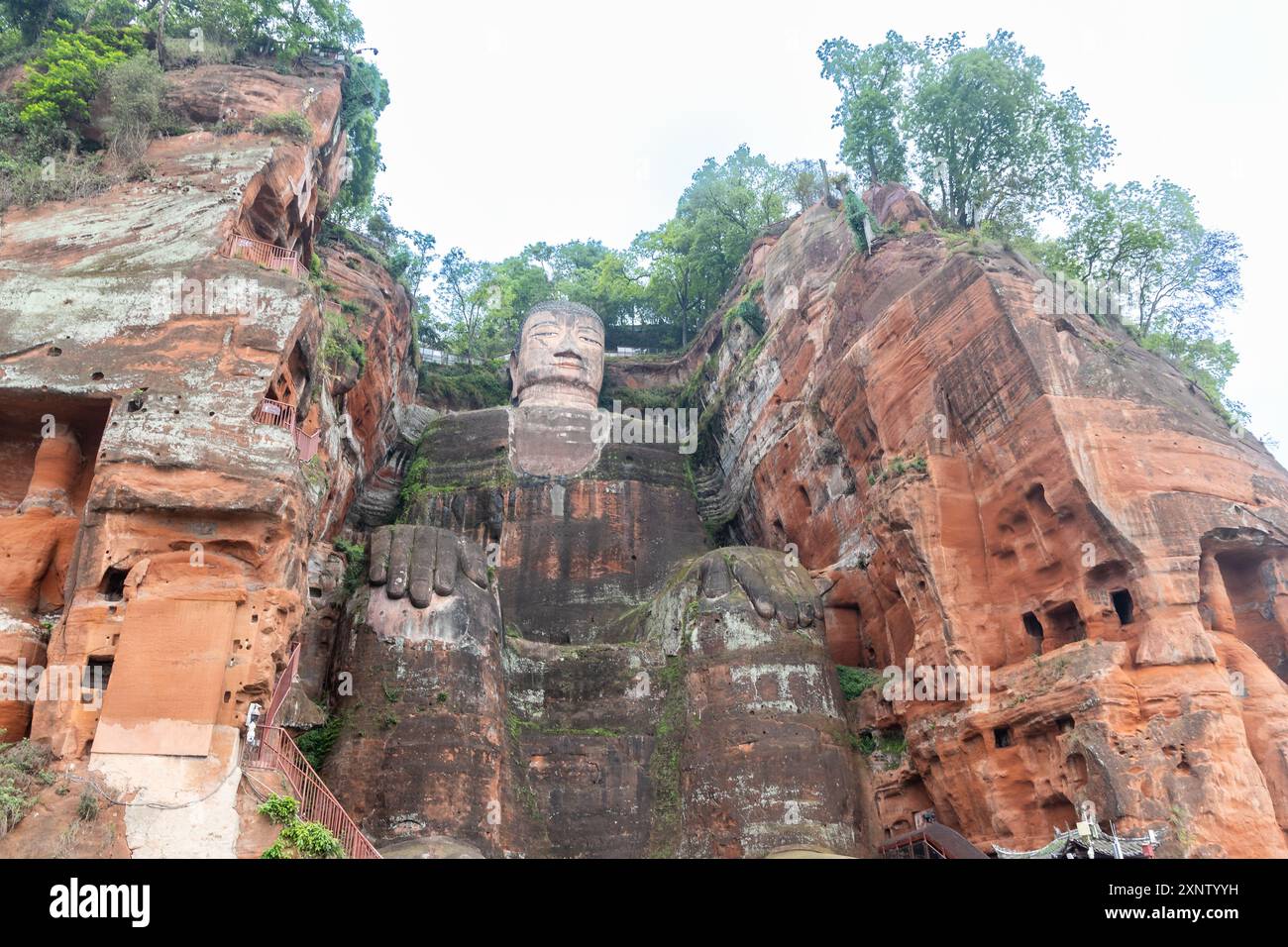 Leshan GIant Buddha is a 71-metre tall stone statue, and popular ...
