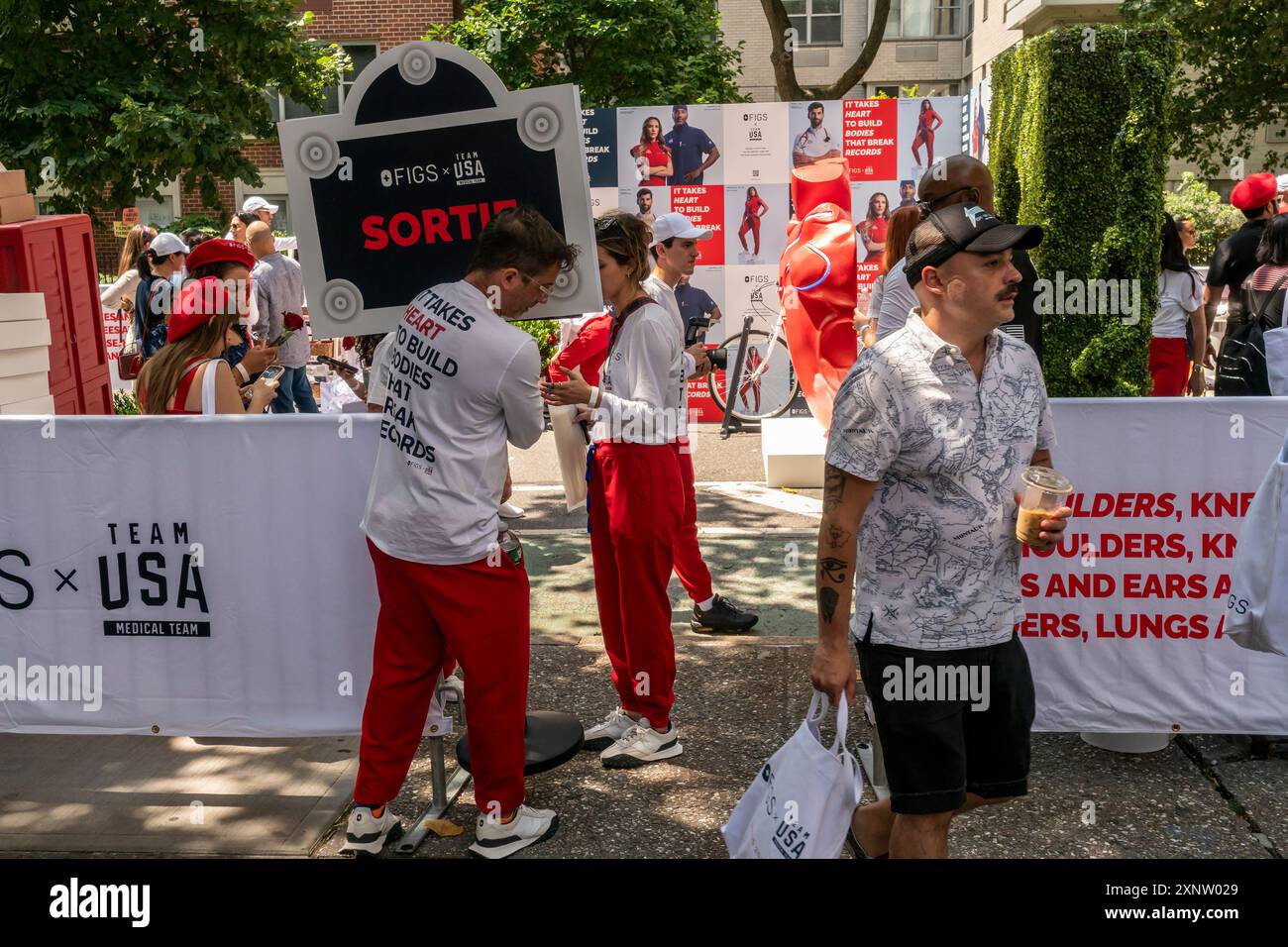 Brand activation in Greenwich Village in New York on Friday, July 26 ...
