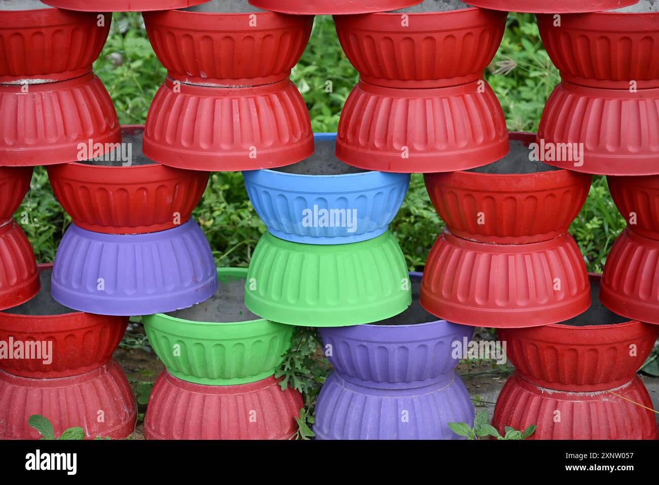 Colourful cement pot hi-res stock photography and images - Alamy