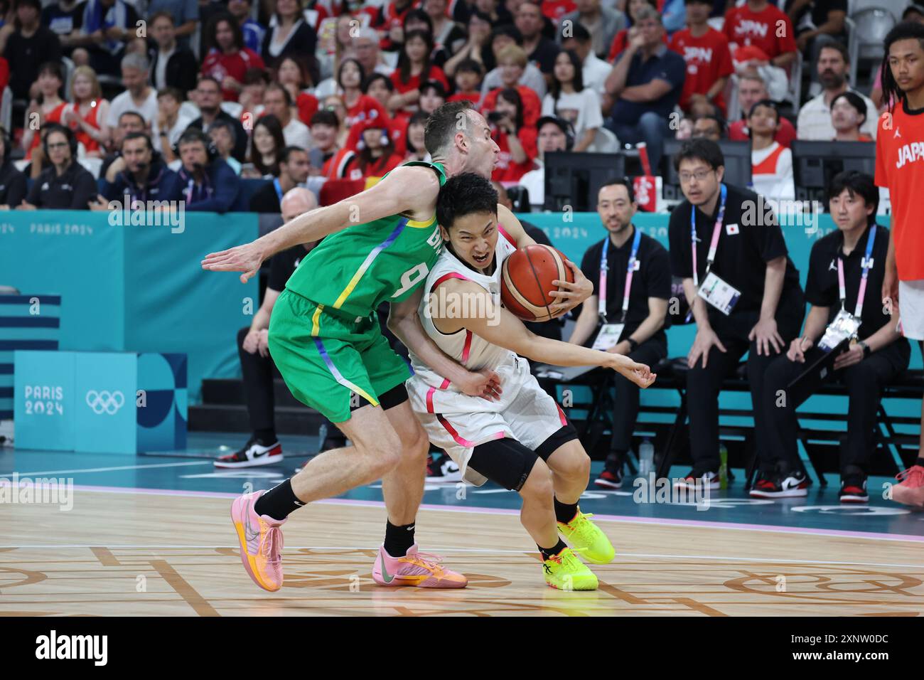 Yuki KAWAMURA of Japan, Basketball, Men's Group Phase - Group B between ...