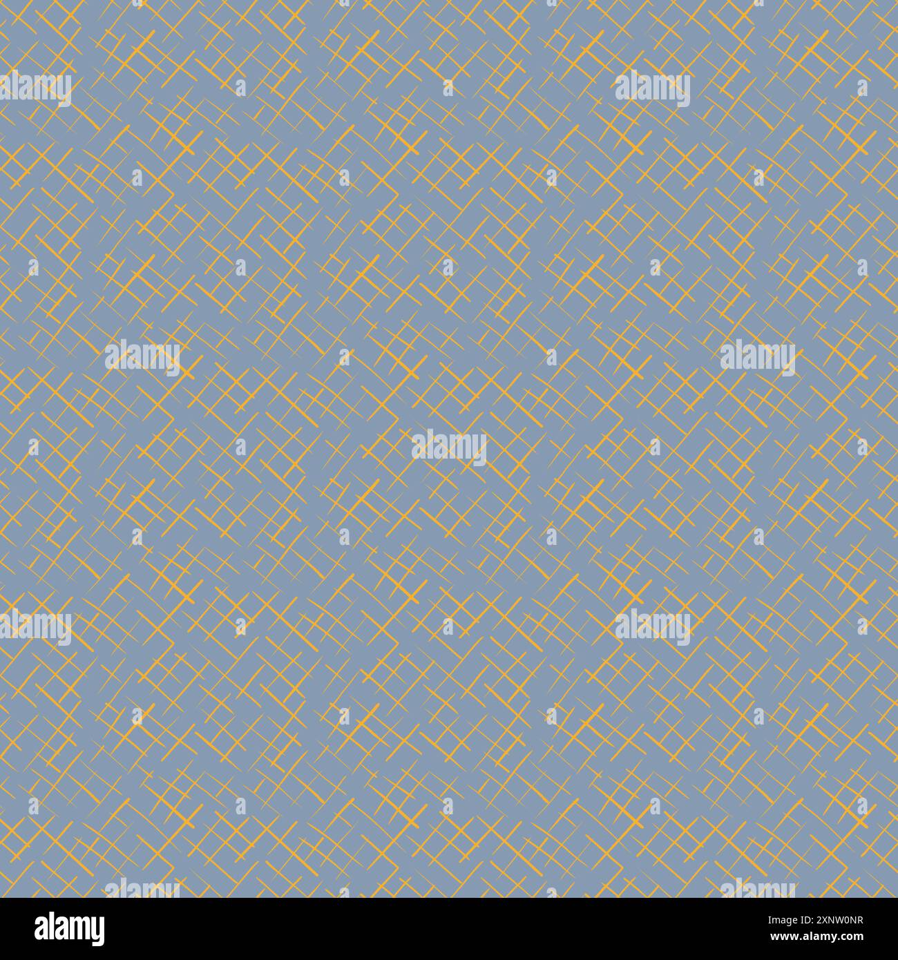 Grid strip. Yellow lattice seamless bright pattern. Dotted line ...