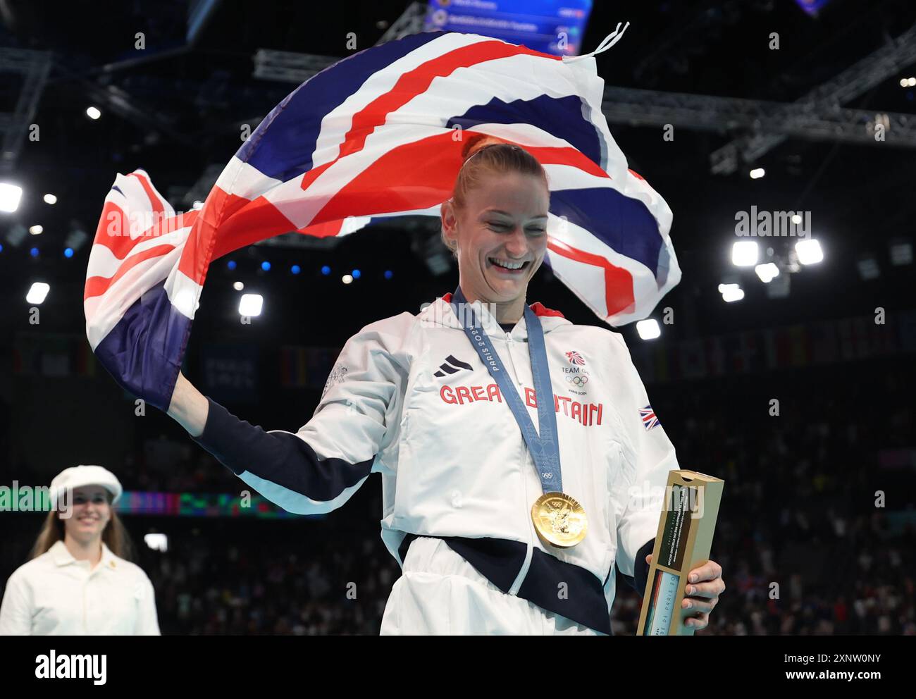 Paris, France. 2nd Aug, 2024. Gold medalist Bryony Page of Great ...
