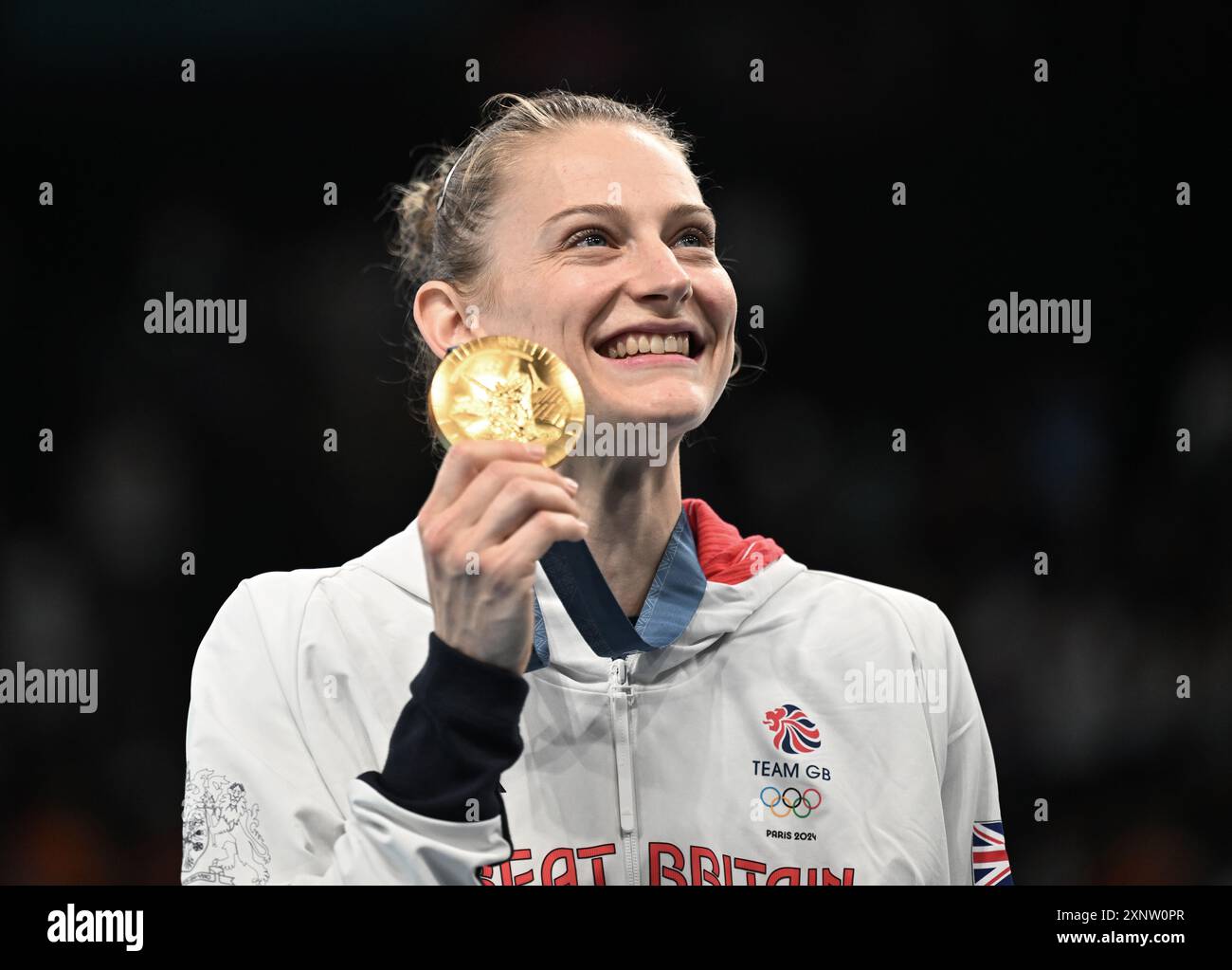 Paris, France. 2nd Aug, 2024. Gold medalist Bryony Page of Great ...