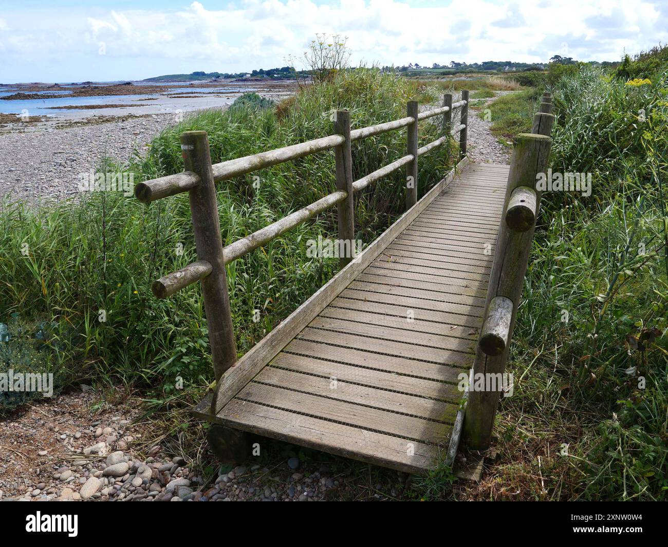 Brittany. Around Pleubian in the Cotes d'Armor, along the GR34, the ...