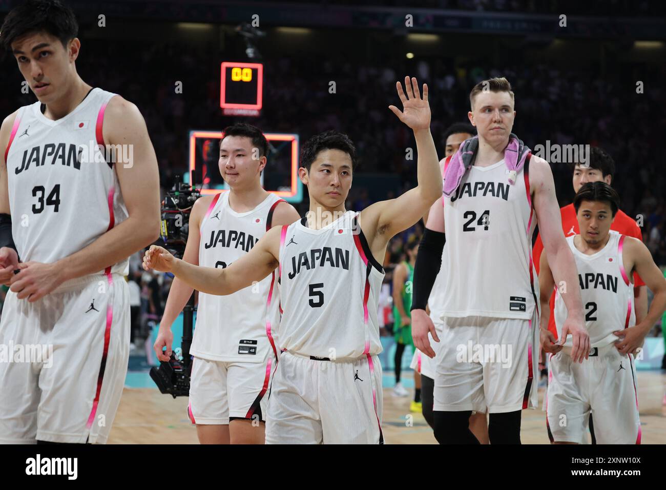 Yuki KAWAMURA of Japan, Basketball, Men's Group Phase - Group B between ...