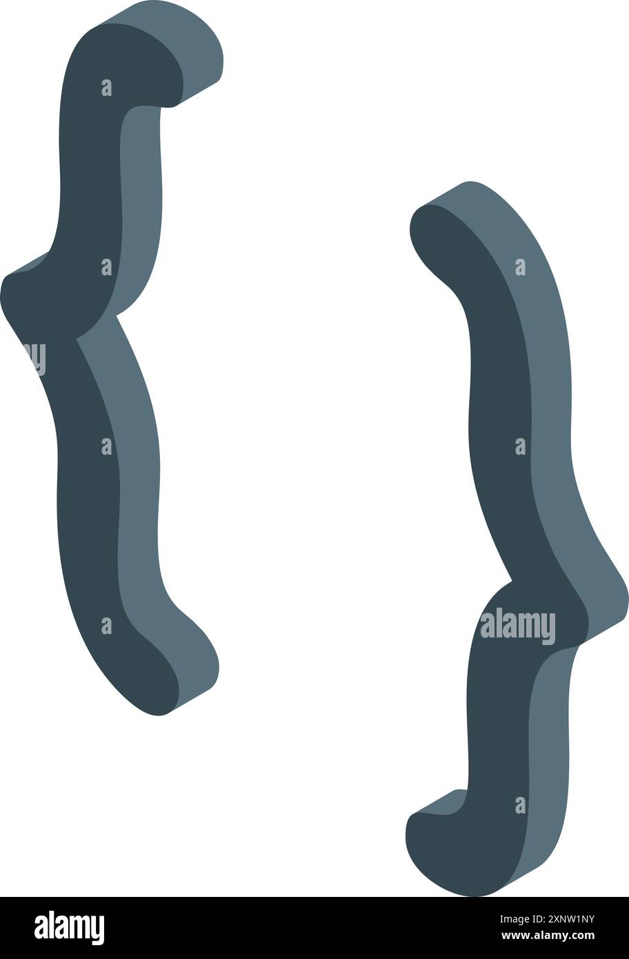 Programming brackets are creating a code block in software development Stock Vector Image & Art ...