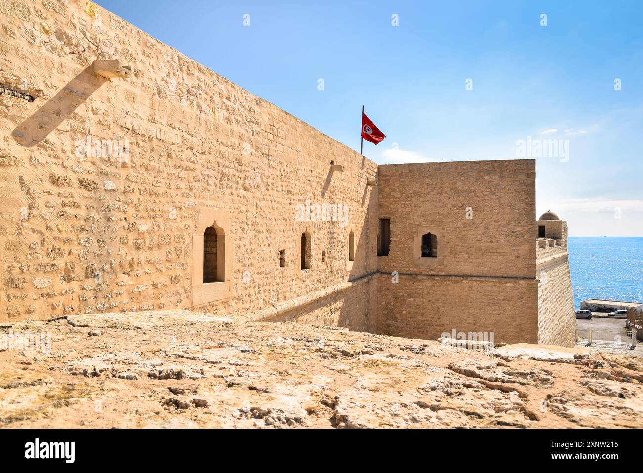 Ancient tunisian castle stone walls hi-res stock photography and images ...