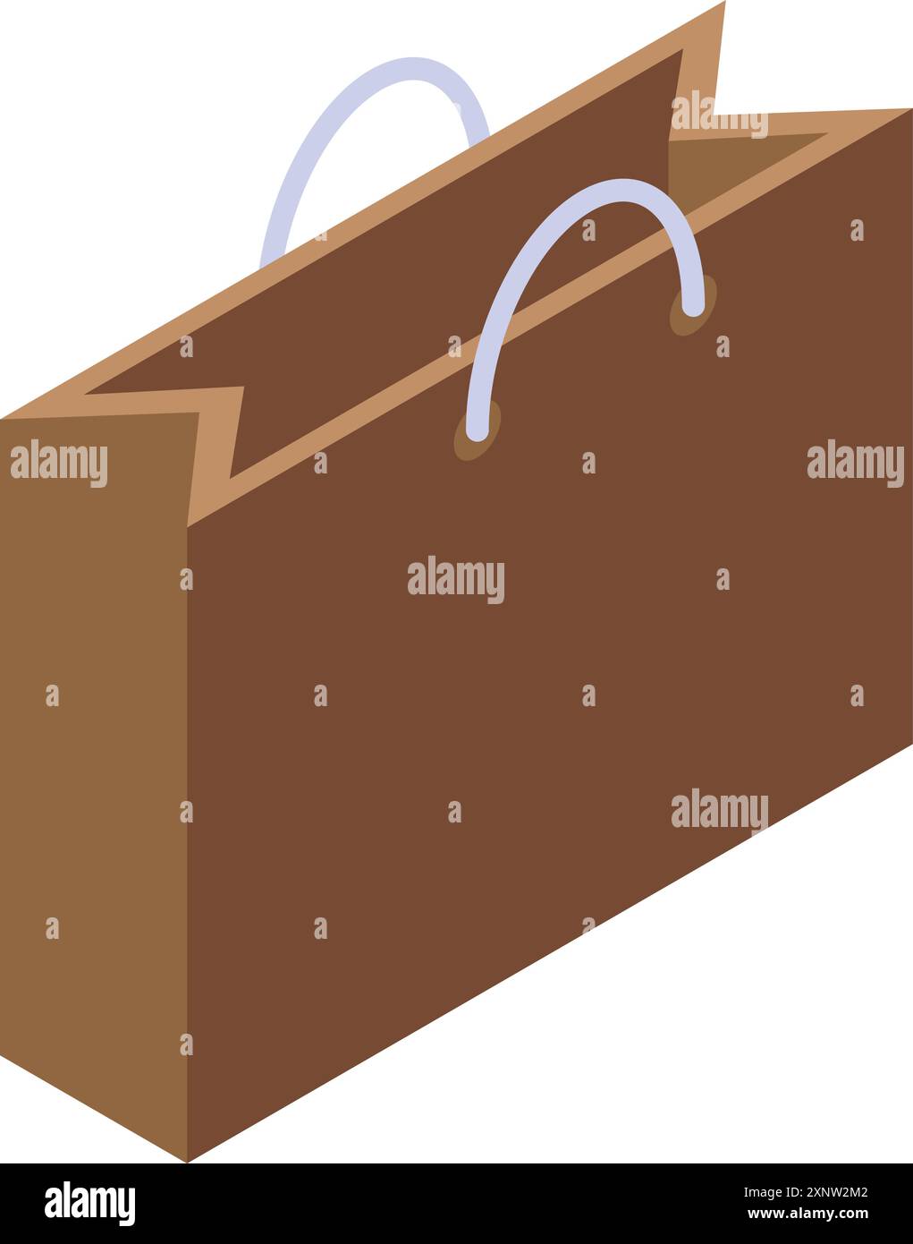 Open paper bag handles Stock Vector Images - Alamy