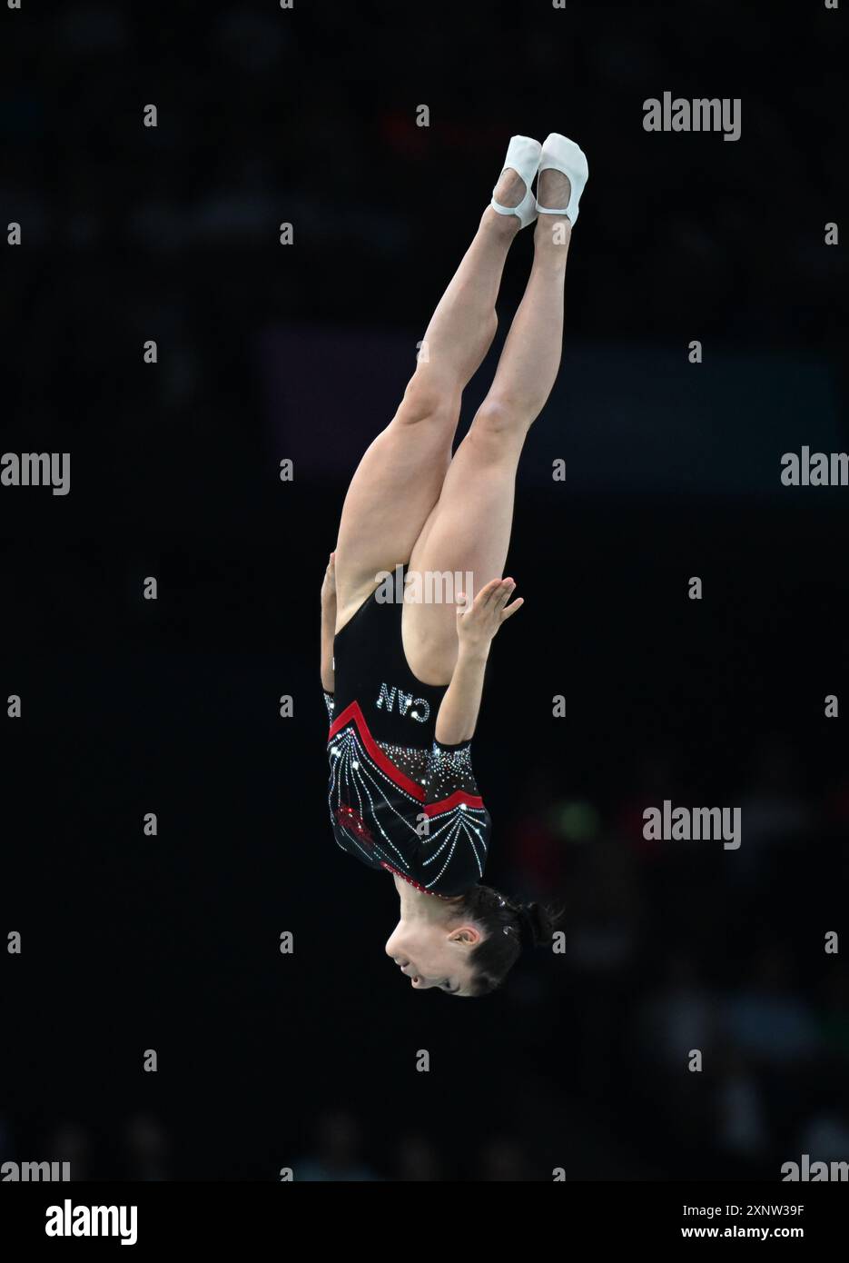 Paris, France. 2nd Aug, 2024. Sophiane Methot of Canada competes during ...