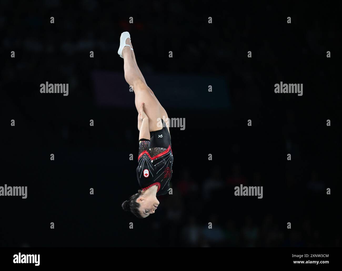 Paris, France. 2nd Aug, 2024. Sophiane Methot of Canada competes during ...