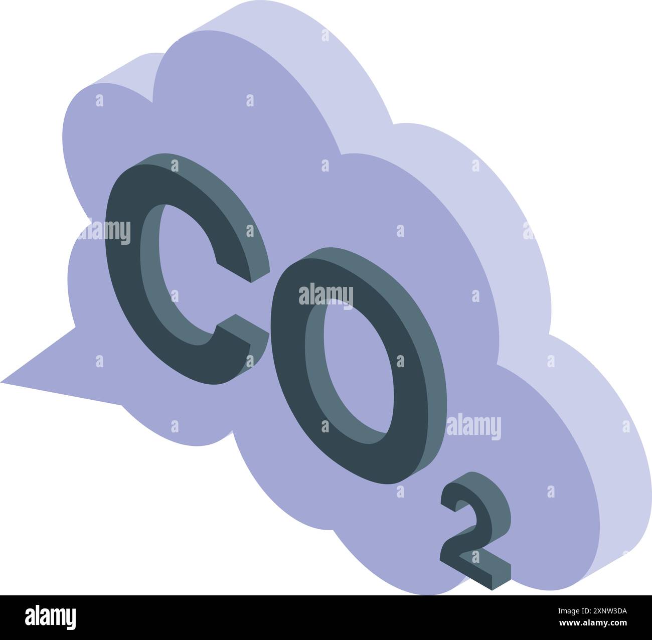 Co2 molecule carbon dioxide 3d Stock Vector Images - Alamy