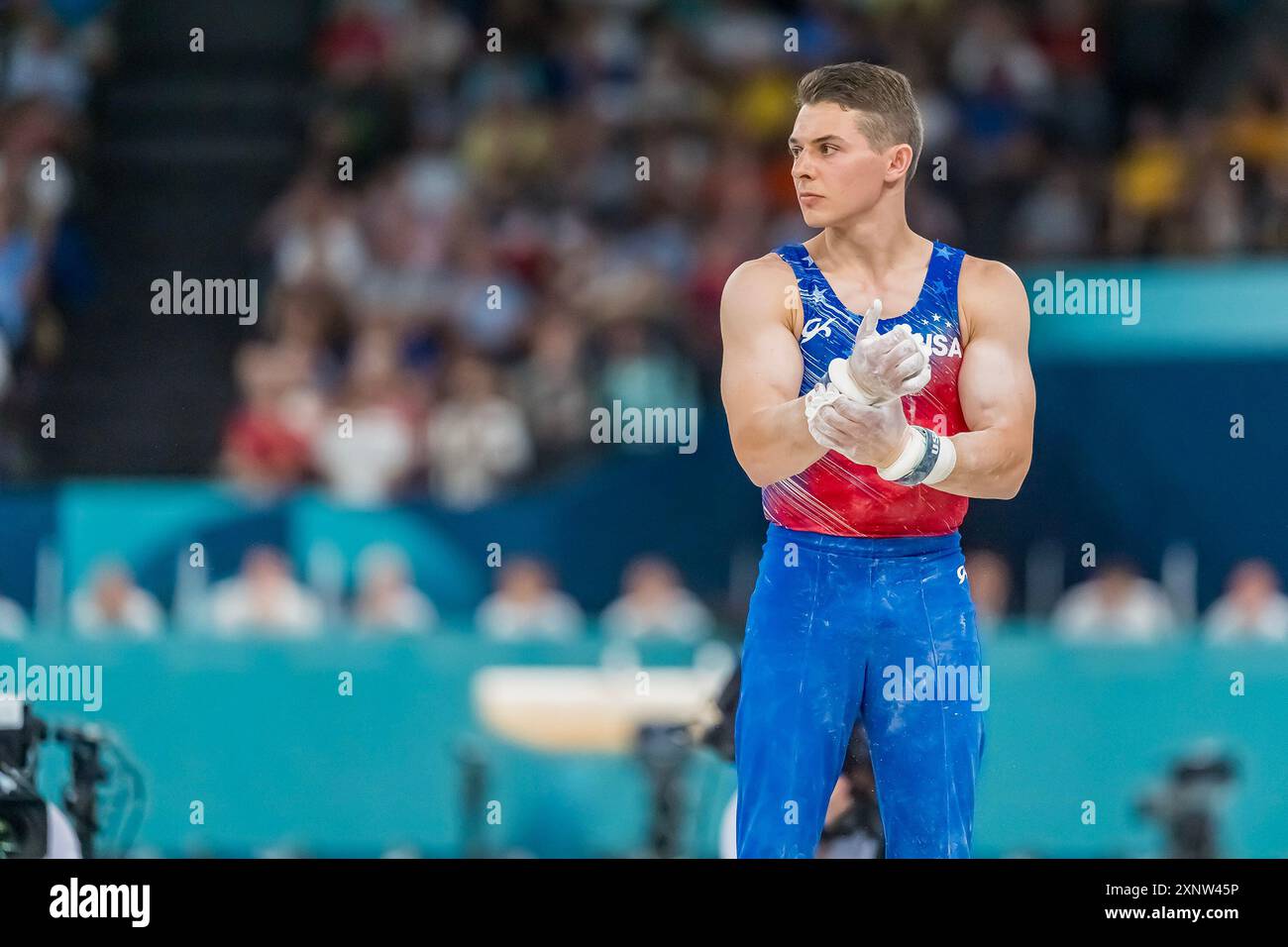 Paris, Ile de France, France. 31st July, 2024. Paul Juda (USA) of the ...