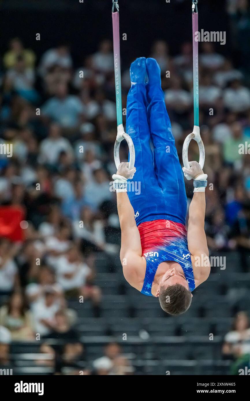Paris, Ile de France, France. 31st July, 2024. Paul Juda (USA) of the ...