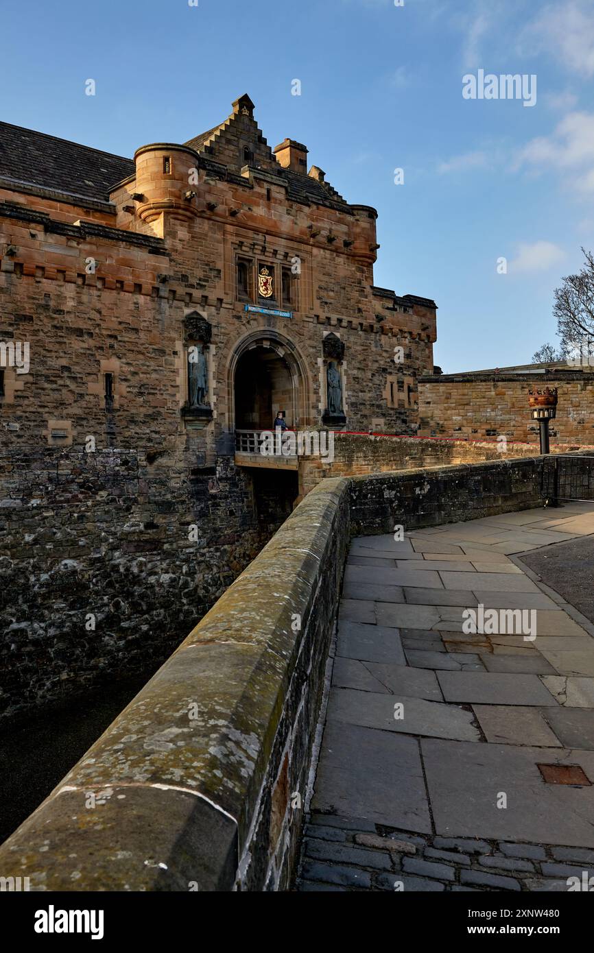 Edinburgh Castle gate Stock Photo - Alamy
