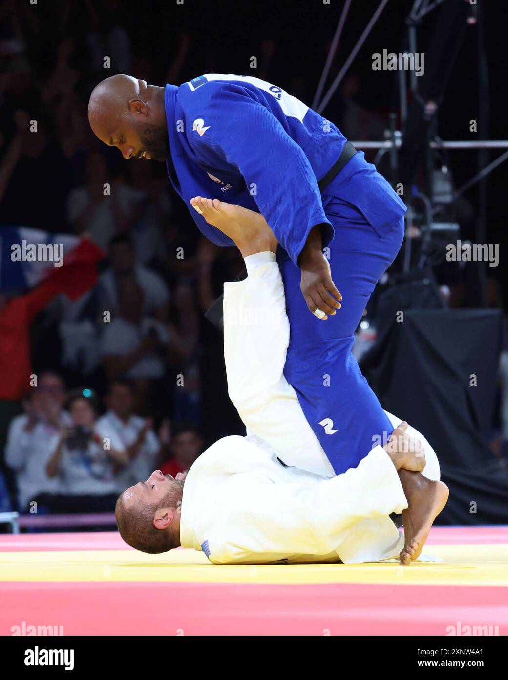 August 2, 2024, Paris, Ile de France, France: Teddy RINER (FRA) against ...
