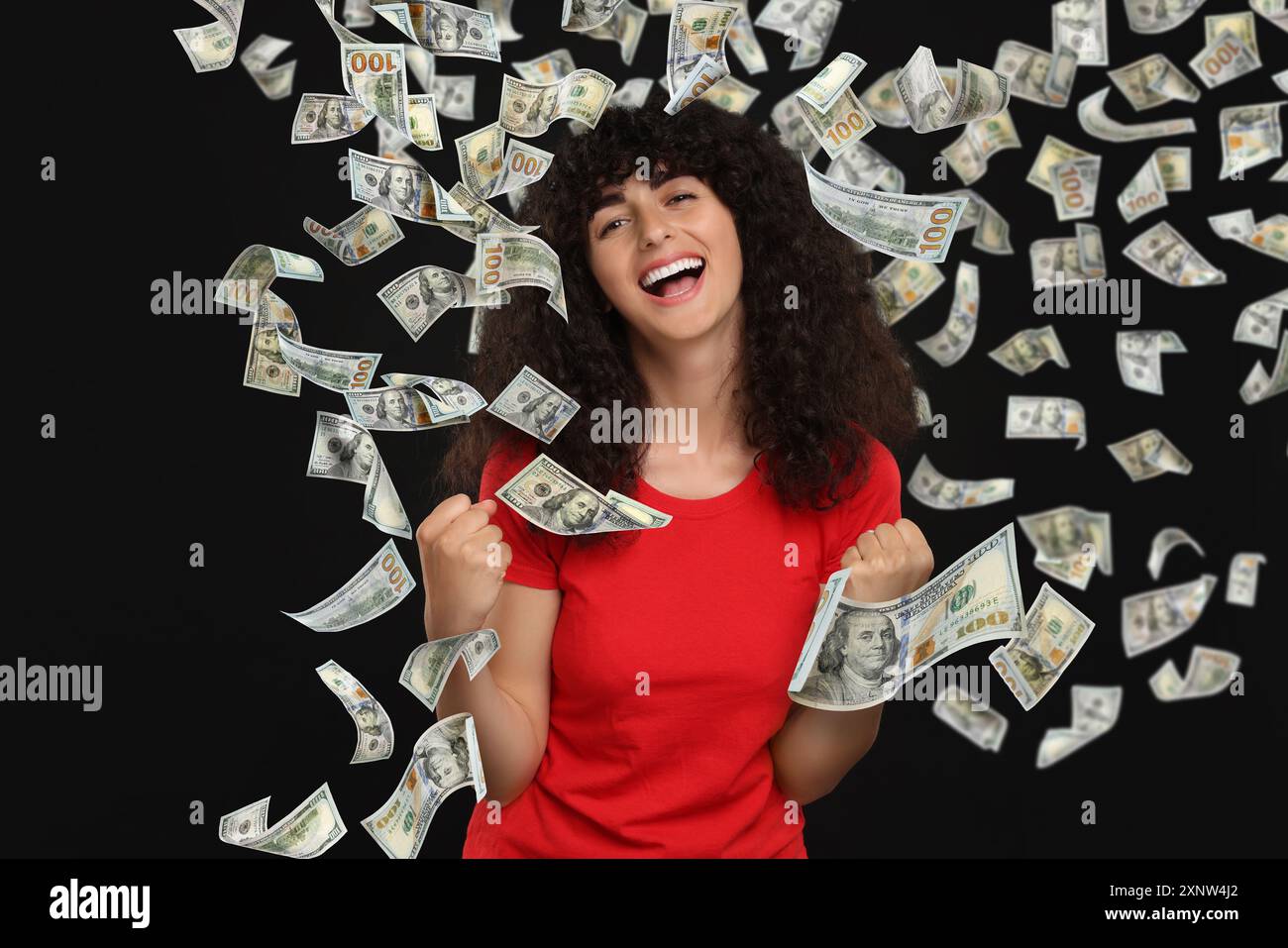 Happy black woman soccer hi-res stock photography and images - Alamy