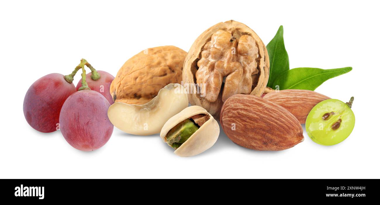Walnuts grapes Cut Out Stock Images & Pictures - Alamy