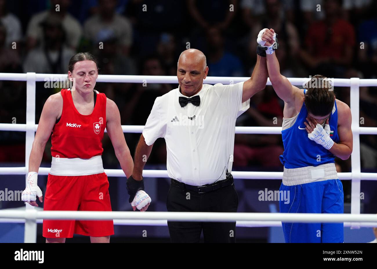 Bulgaria's Svetlana Staneva is declared winner following the Women's ...