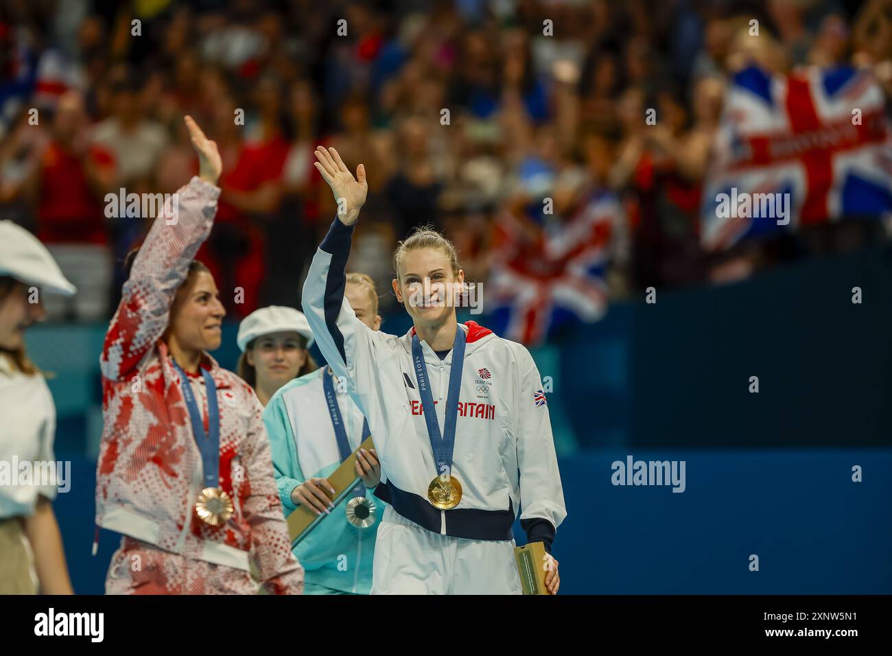 PAGE Bryony of Great Britain Trampoline Gymnastics Women's Final during ...