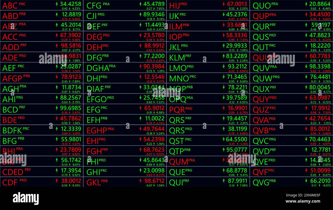 Cryptocurrency market analysis digital screens hi-res stock photography ...