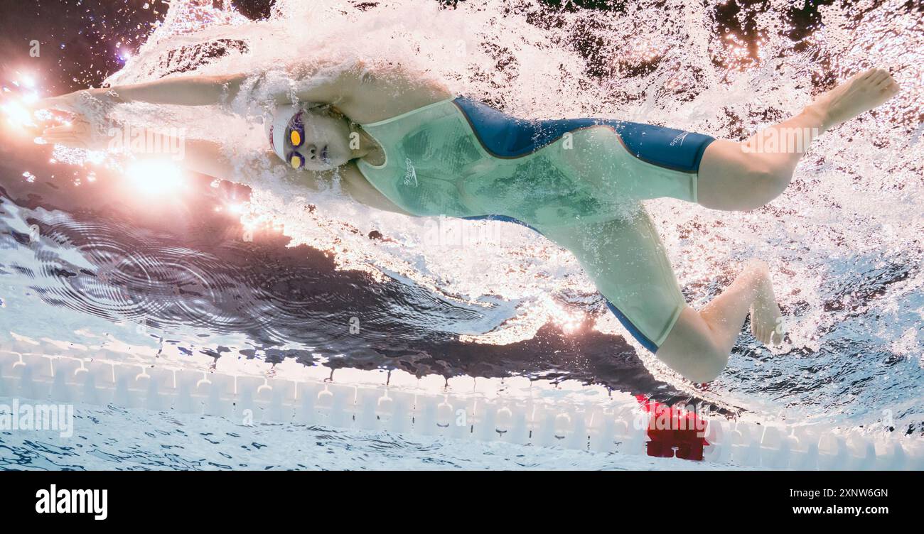 Paris, France. 2nd Aug, 2024. Tang Qianting of China competes during ...