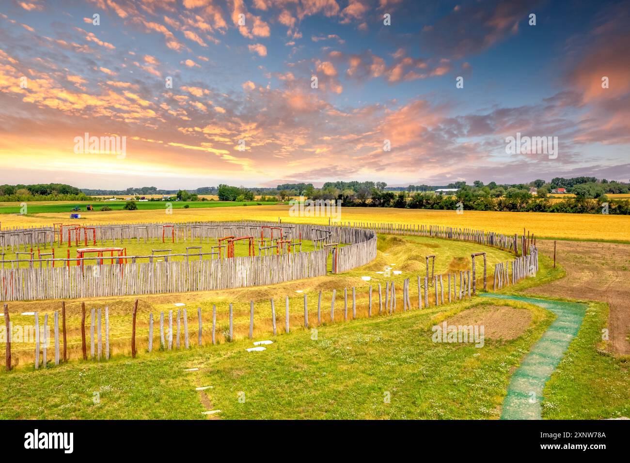 Ring Sanctuary, Poemmelte, Germany Stock Photo - Alamy