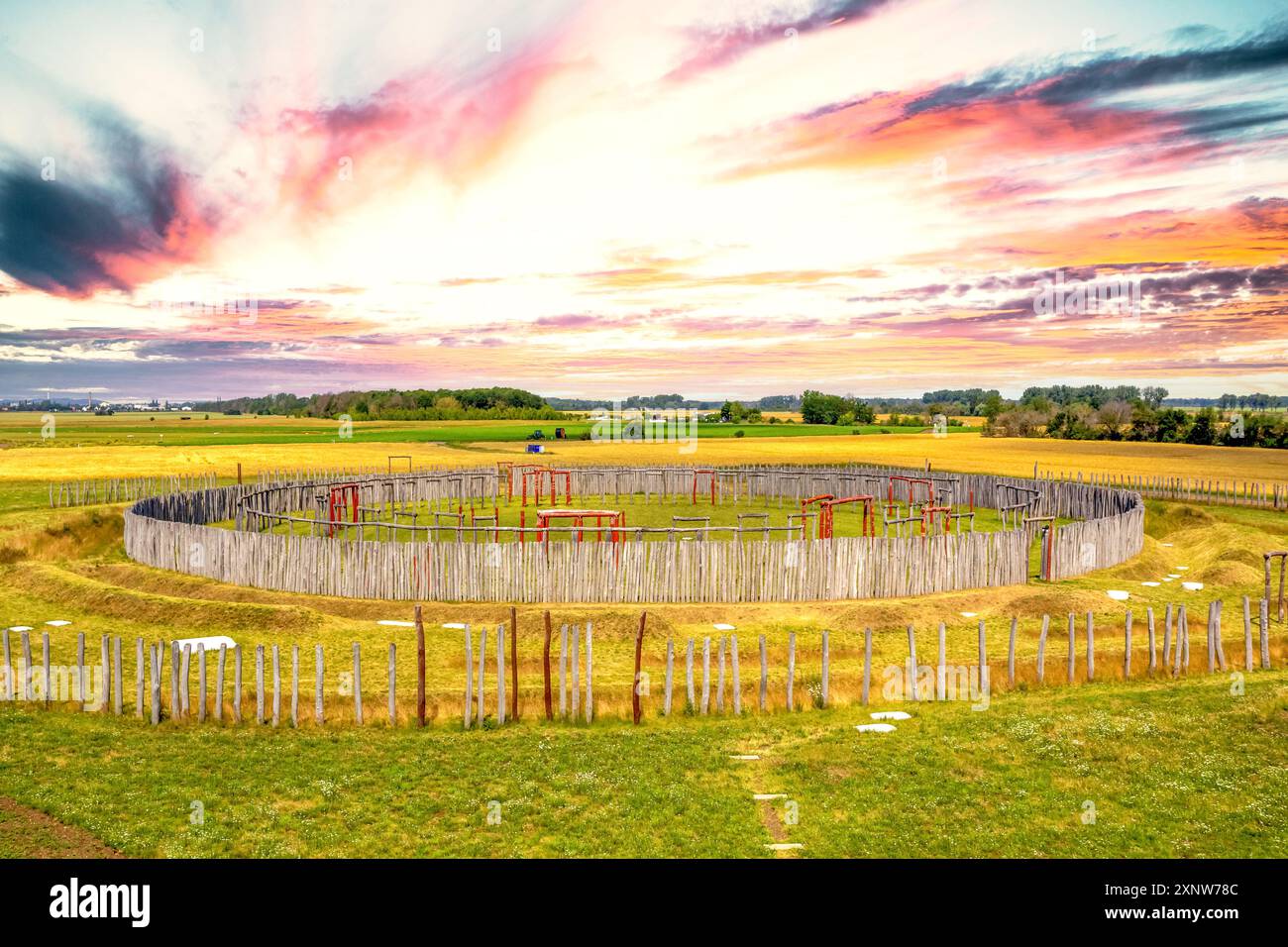 Ring Sanctuary, Poemmelte, Germany Stock Photo - Alamy