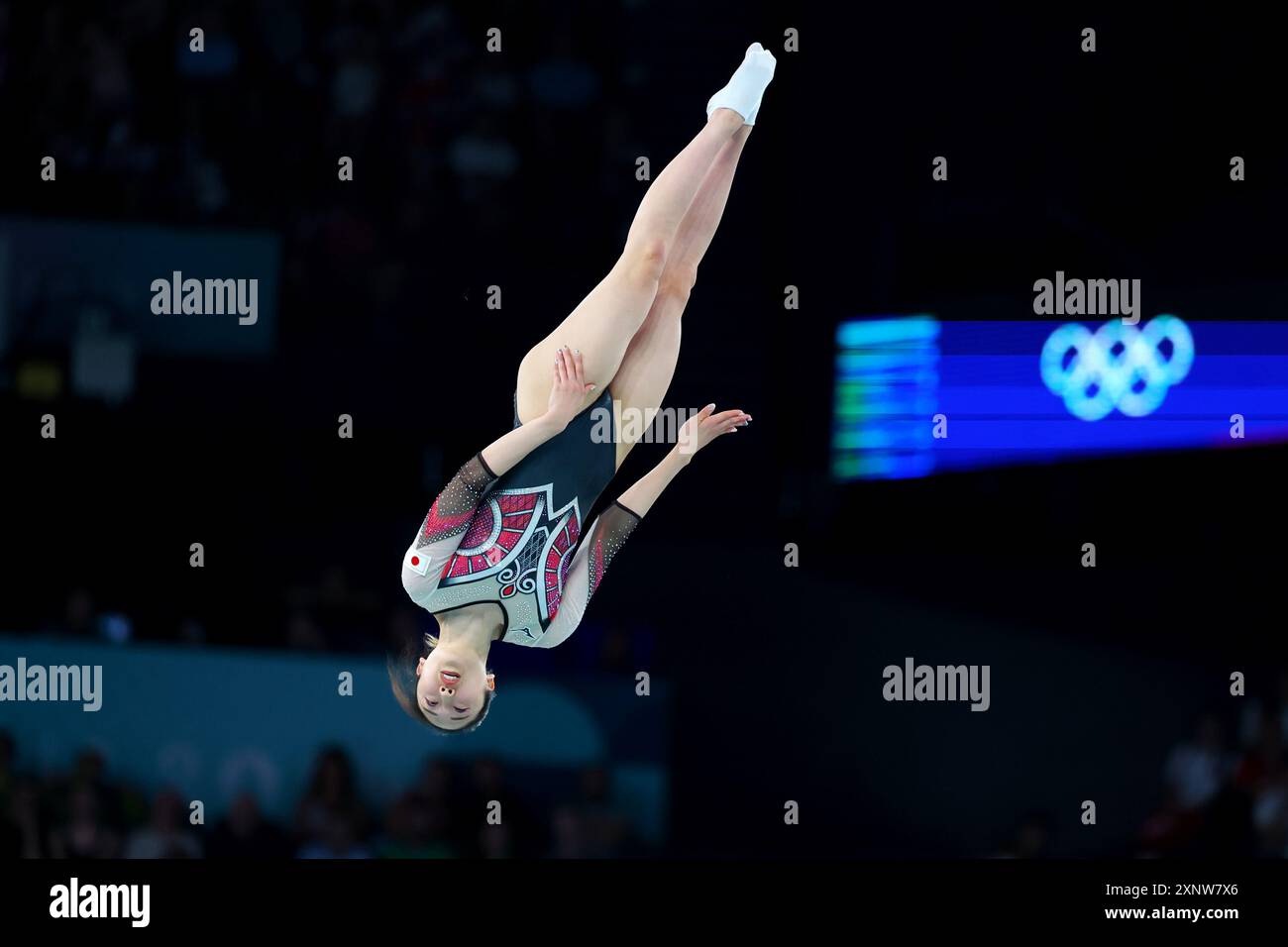Paris, France. 2nd Aug, 2024. Hikaru Mori (JPN) Trampoline : Women's ...