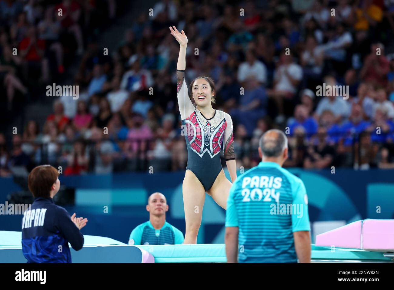Paris, France. 2nd Aug, 2024. Hikaru Mori (JPN) Trampoline : Women's ...