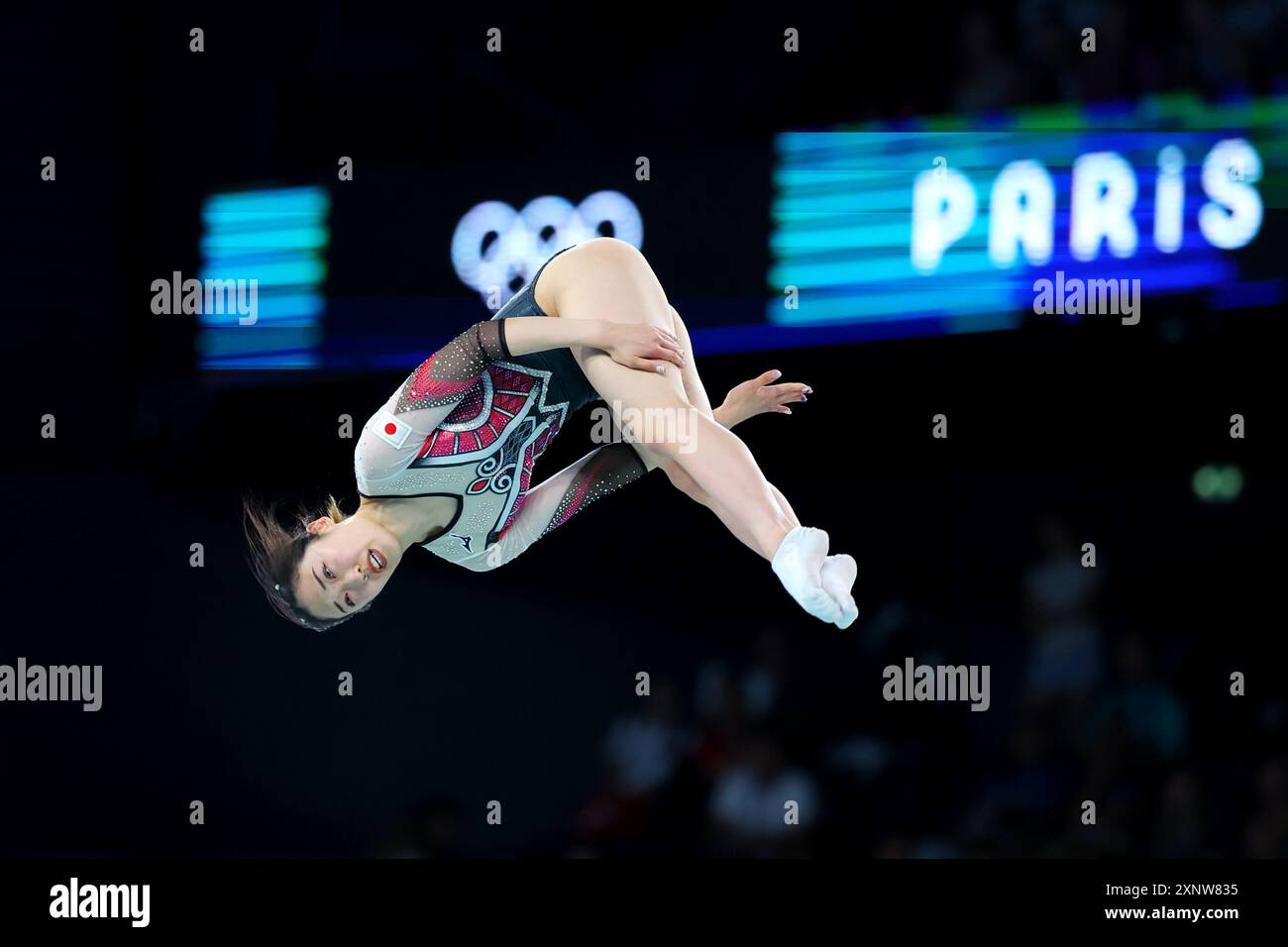 Paris, France. 2nd Aug, 2024. Hikaru Mori (JPN) Trampoline : Women's ...