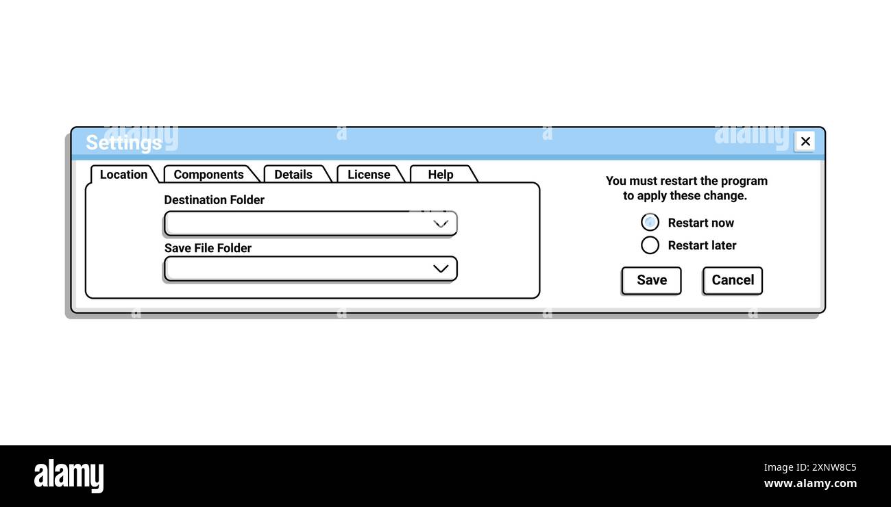 Vintage control panel in computer hi-res stock photography and images - Alamy