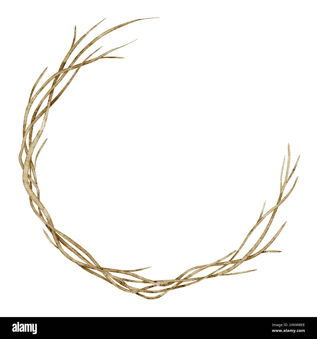 Curved fall border illustration hi-res stock photography and images - Alamy