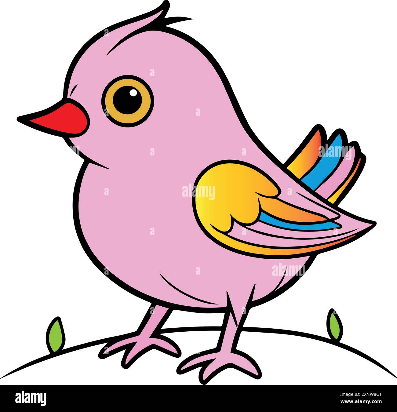 Bird Clipart For Kids Poster Bird Nature Watercolor Neutral Colors For