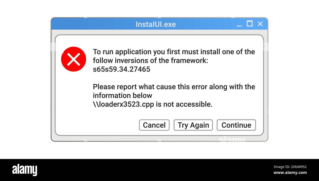 System notification during app install Stock Vector Image & Art - Alamy