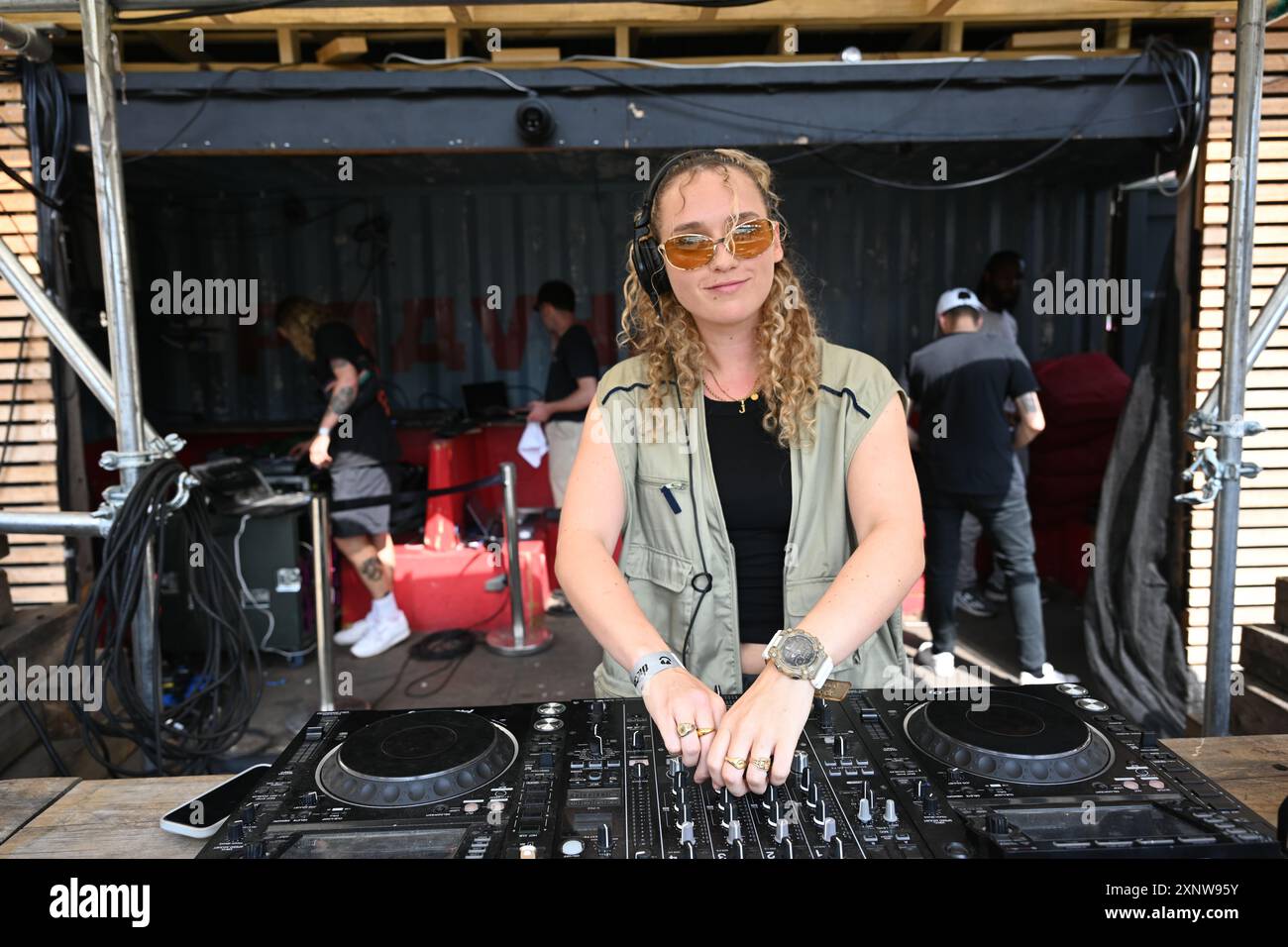 LONDON, ENGLAND: 2nd August 2024: Jojo Deevoy performs at The Cloud X ...