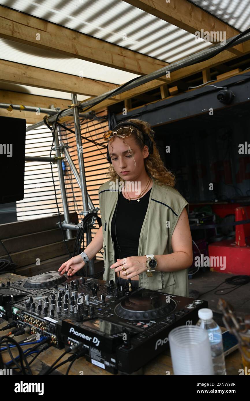 LONDON, ENGLAND: 2nd August 2024: Jojo Deevoy performs at The Cloud X ...