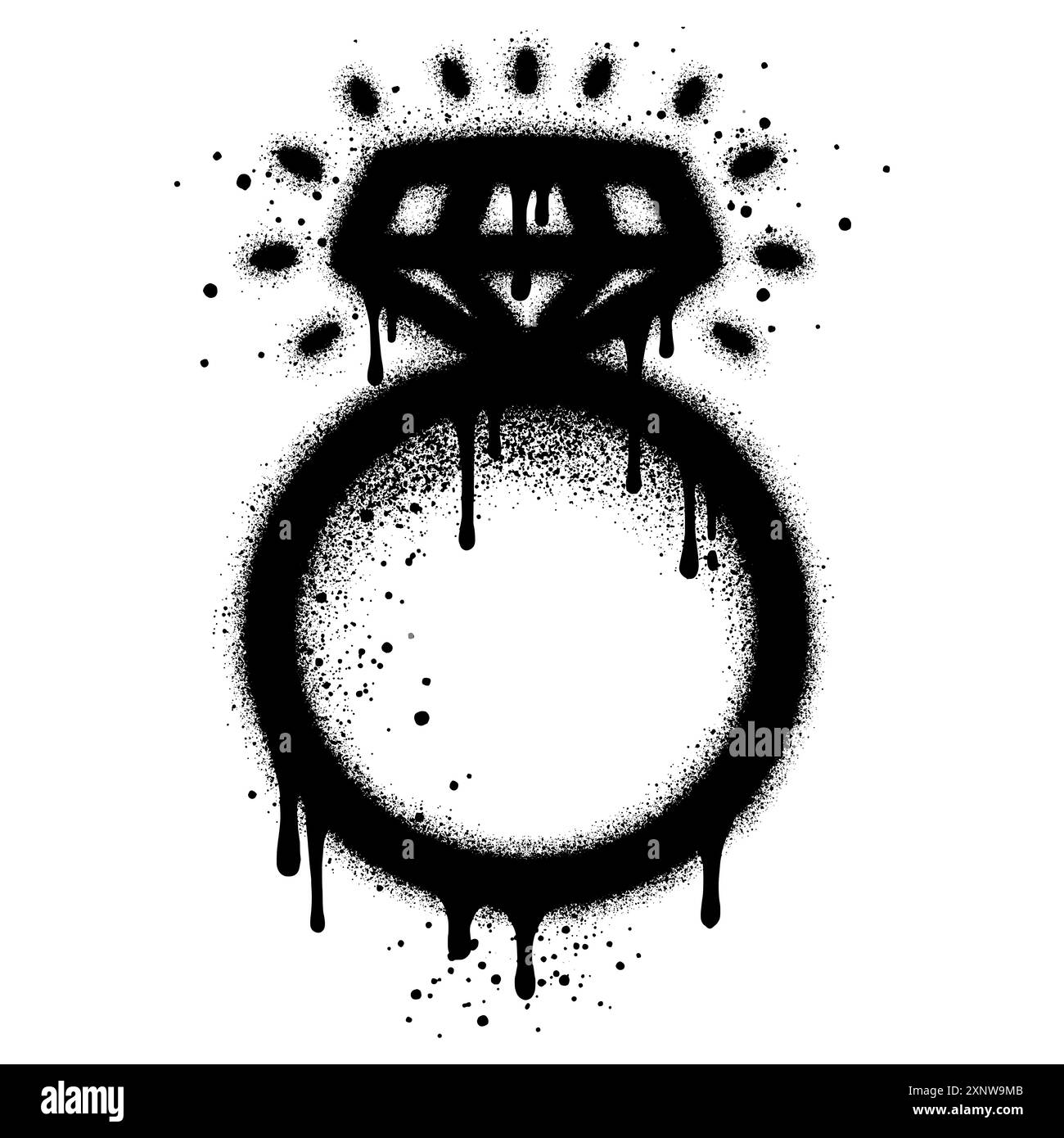 Diamond jewellery Logo graffiti. Abstract emblem, designs concept ...