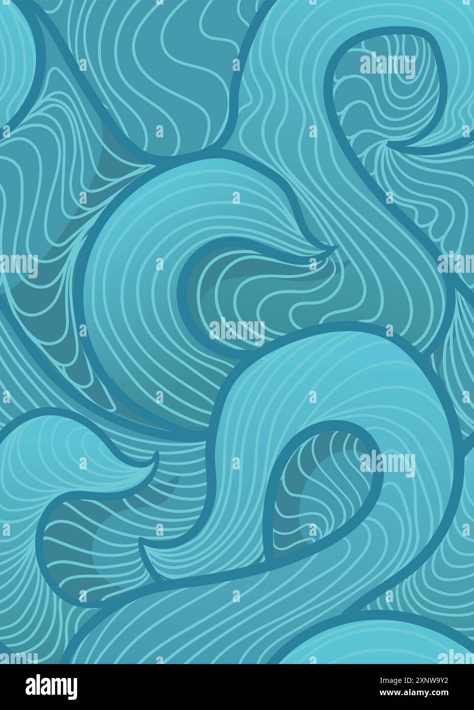 Blue abstract looping motion background Stock Vector Images - Alamy