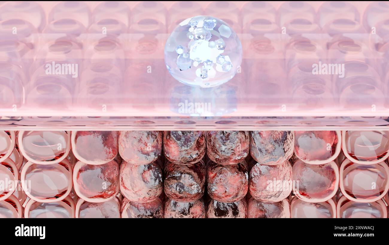 Sunscreen Cream or serum drop, Ultraviolet shield reflect UV sun light ...