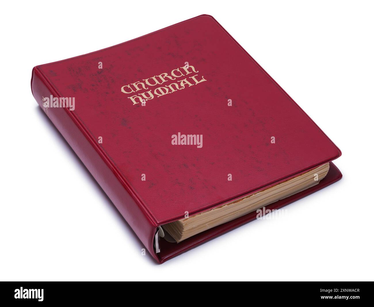 Church Hymnal Book Cut Out on White Stock Photo - Alamy