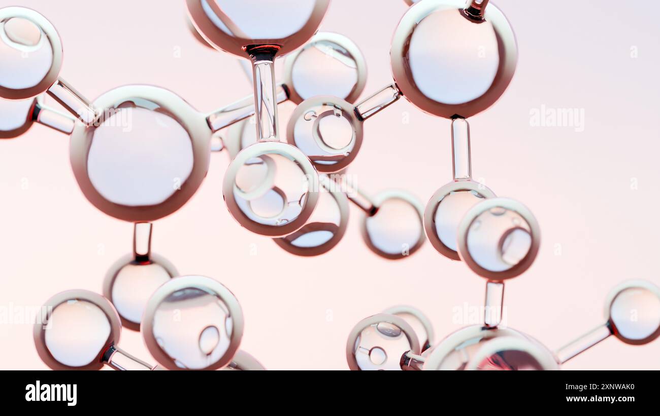 molecules or atoms, molecular structure, biochemical. chemical formula ...