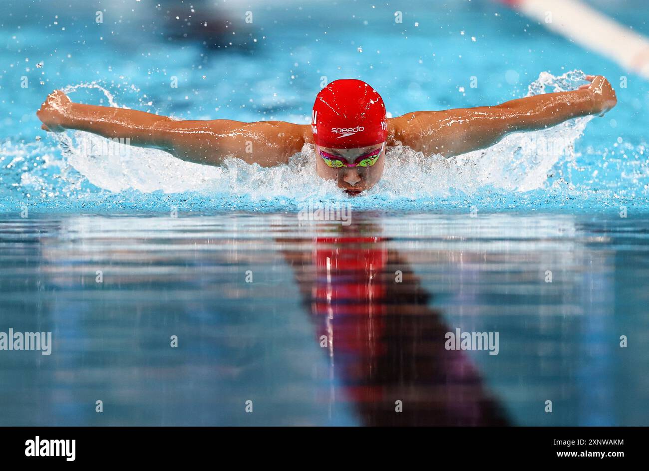 Paris, France. 2nd Aug, 2024. Yu Yiting of China competes during the ...