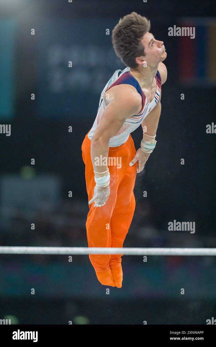 Paris, Ile de France, France. 31st July, 2024. Frank Rijken (NED) of ...