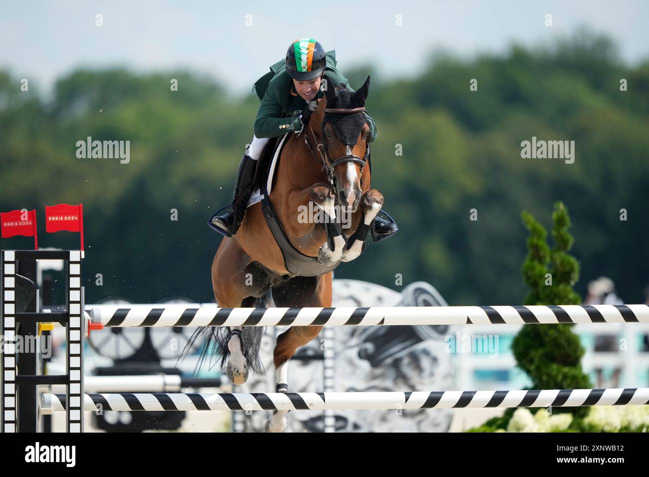 Ireland's Cian O'Connor, riding Maurice, during the Equestrian Team ...