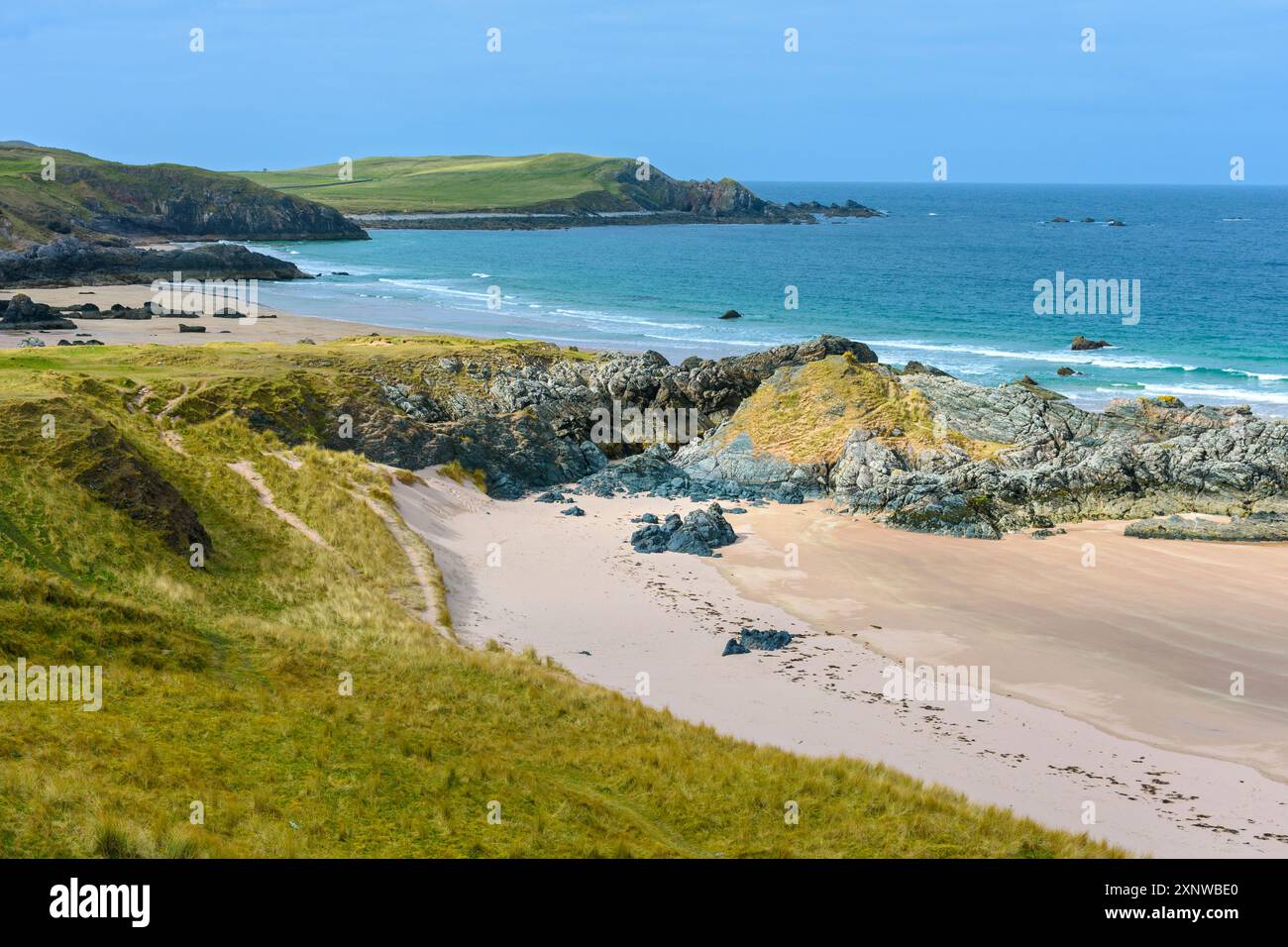 The beach at Sango Bay, Durness, Sutherland, Scotland, UK Stock Photo ...