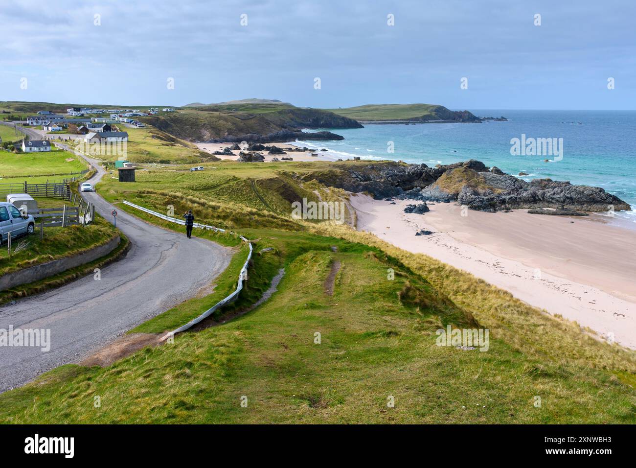 The beach at Sango Bay, Durness, Sutherland, Scotland, UK Stock Photo ...