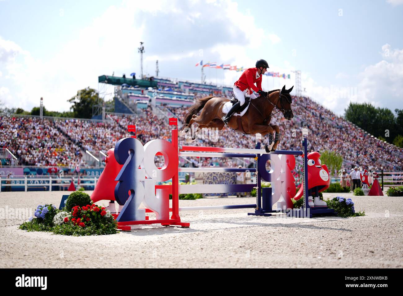 Germany's Philipp Weishaupt aboard Zineday during the Jumping Team ...