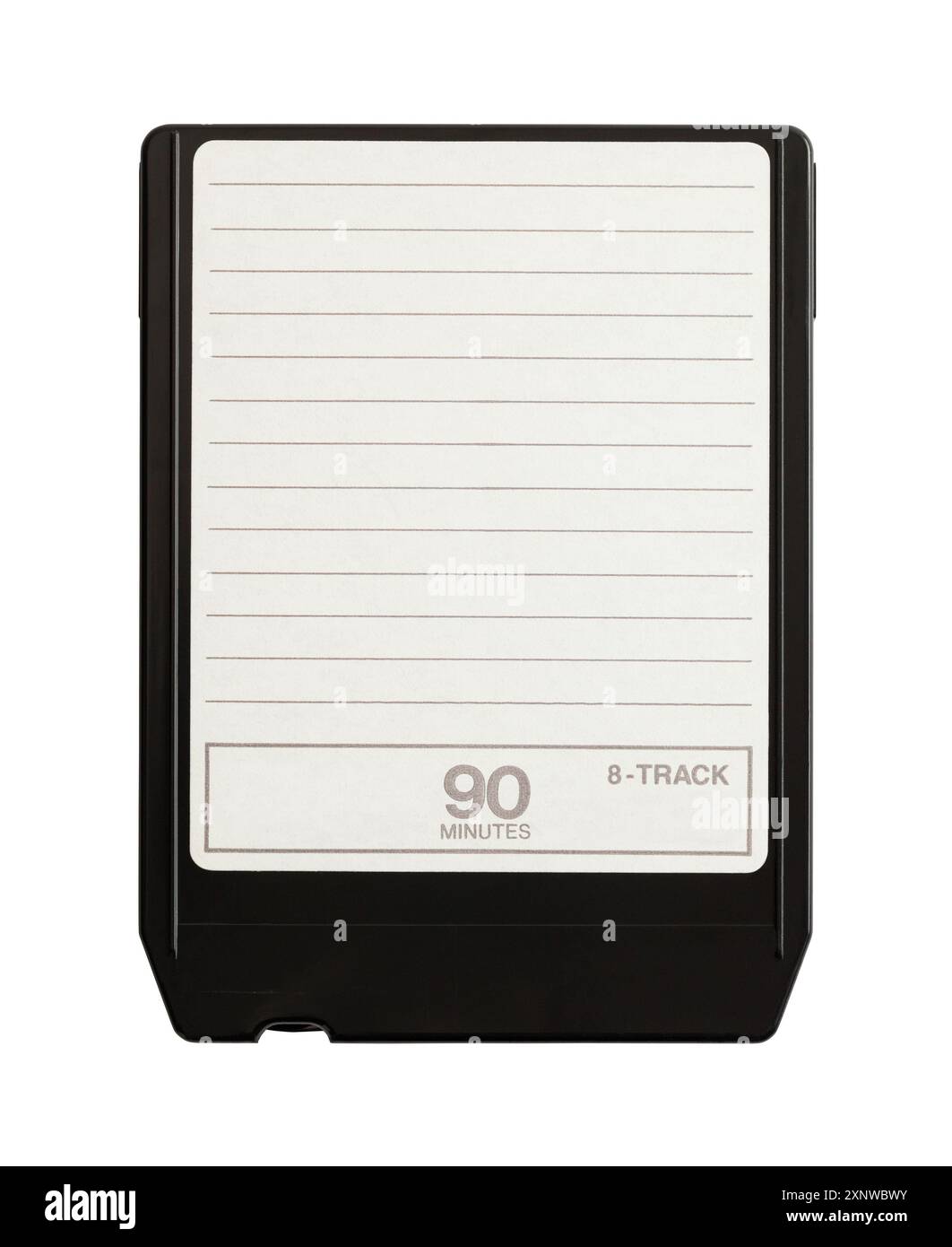 New Old Eight Track Cassette Tape Cut Out on White Stock Photo - Alamy