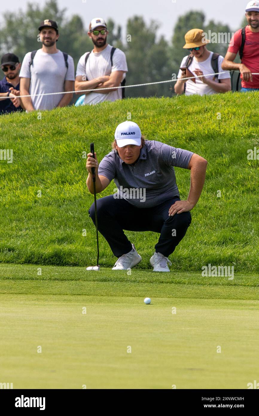 Paris, Ile de France, France. 2nd Aug, 2024. Men's Golfer SAMI VALIMAKI ...